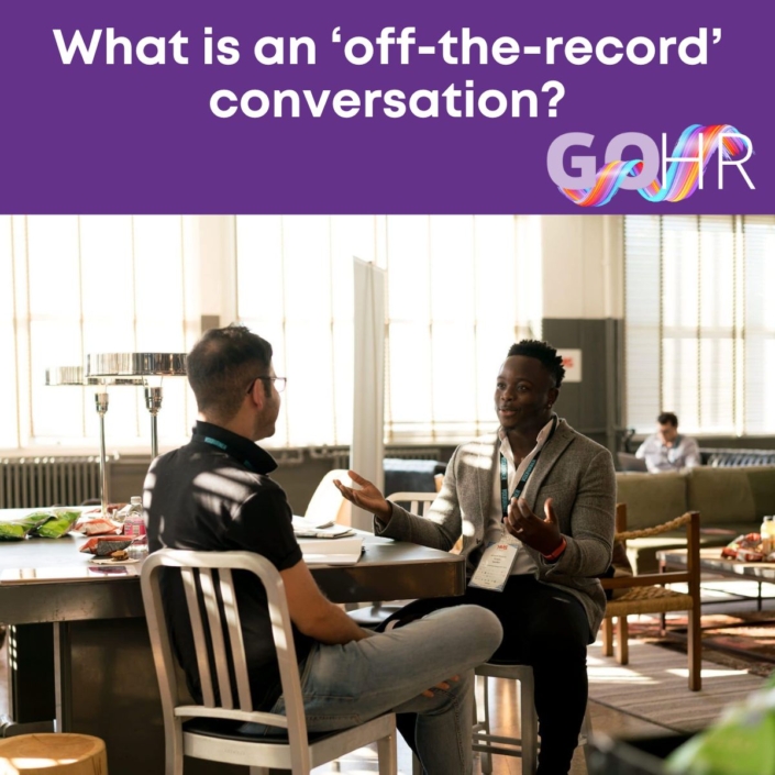 Can You Really Have an ‘Off-the-Record’ Conversation with a Member of ...